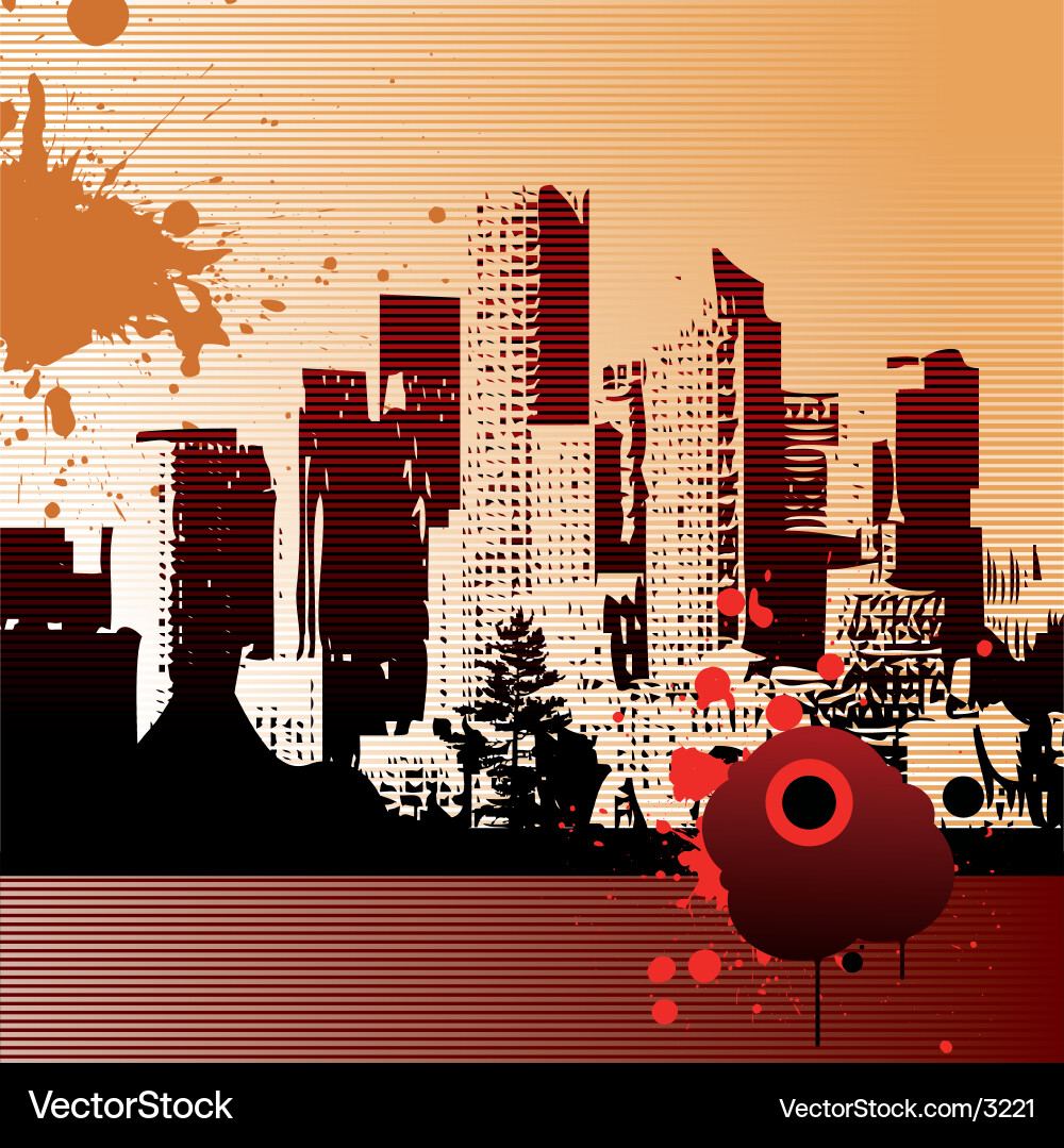 Urban city Royalty Free Vector Image - VectorStock