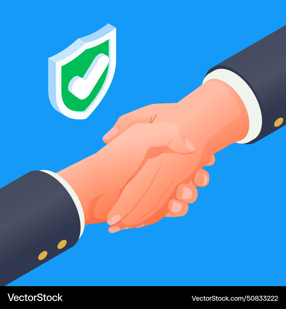 Contract agreement concept Royalty Free Vector Image