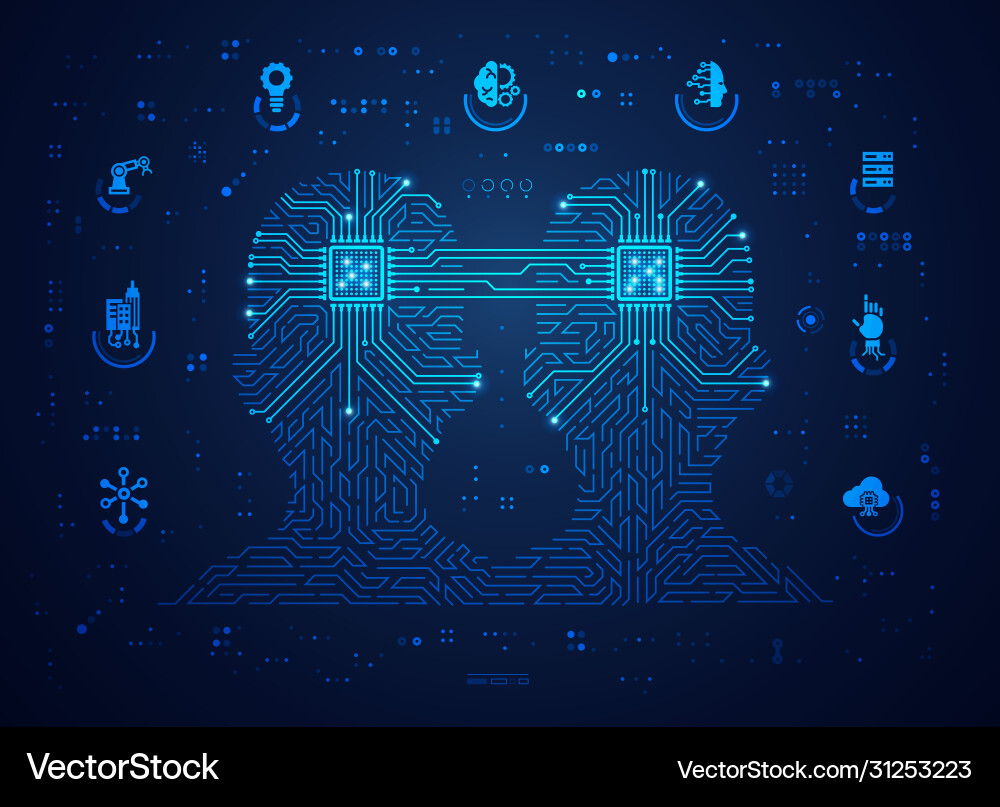 Machinelearning2 Royalty Free Vector Image - VectorStock