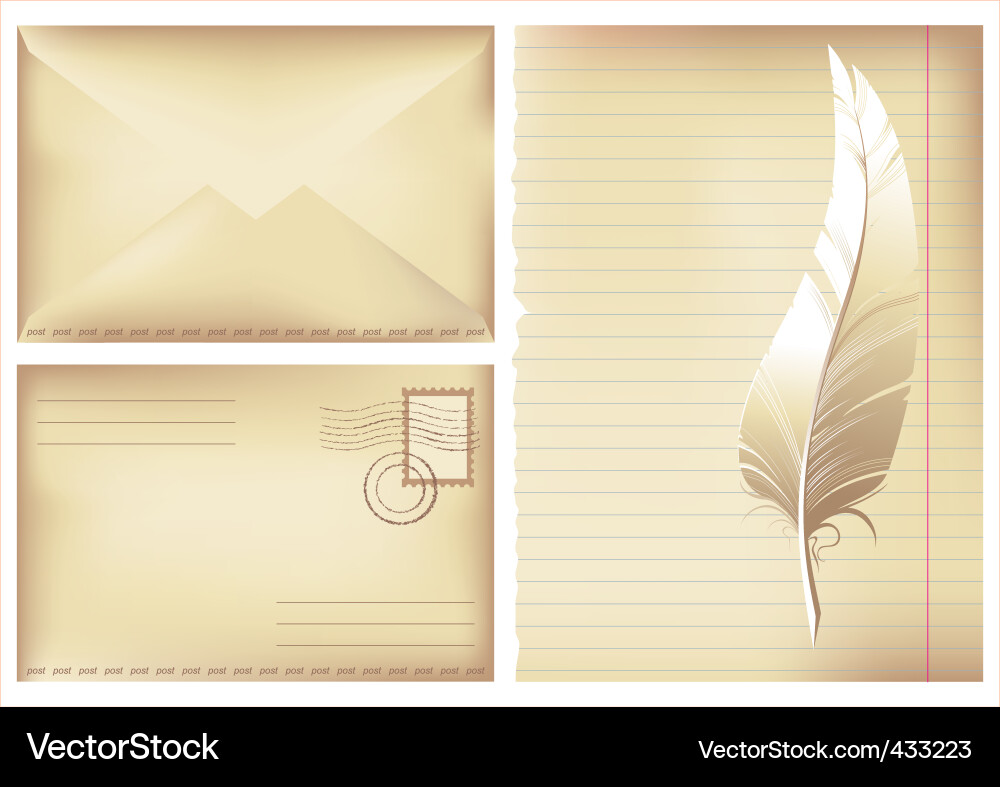 Postage background Royalty Free Vector Image - VectorStock