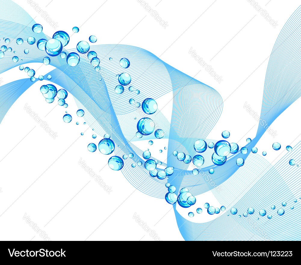 Water background Royalty Free Vector Image - VectorStock