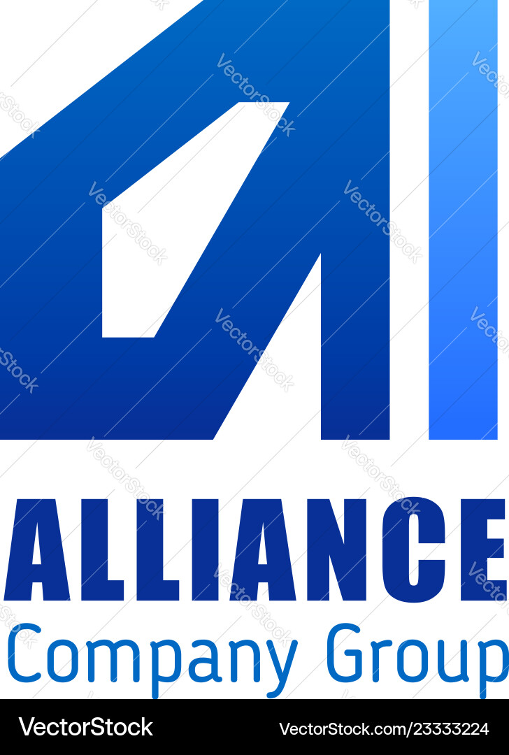 Alliance Group Emblem - Teamwork Icon Royalty Free Vector