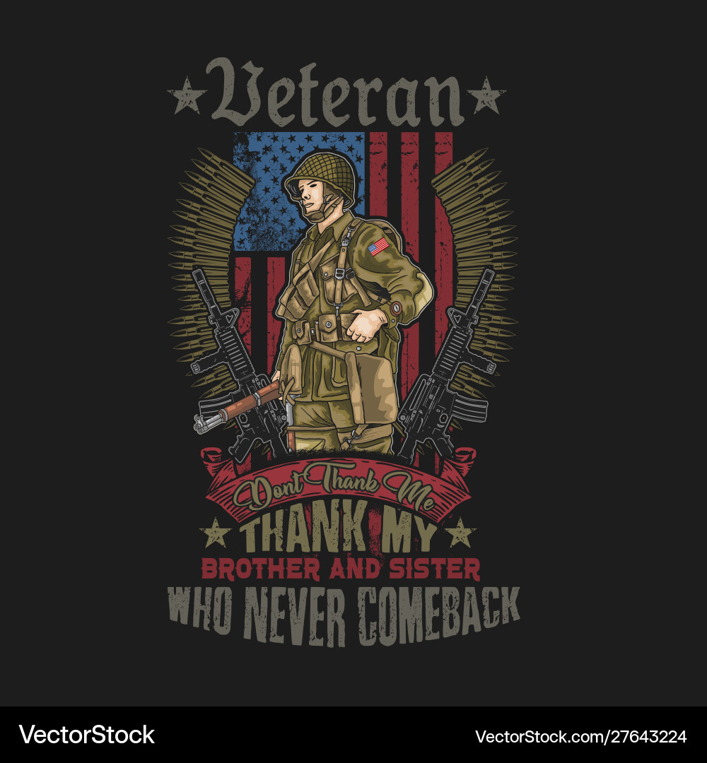 American soldier emblem Royalty Free Vector Image