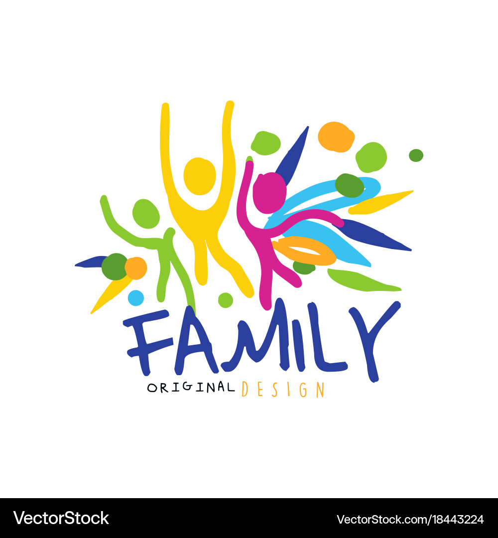 Family entertainment logo design template Vector Image