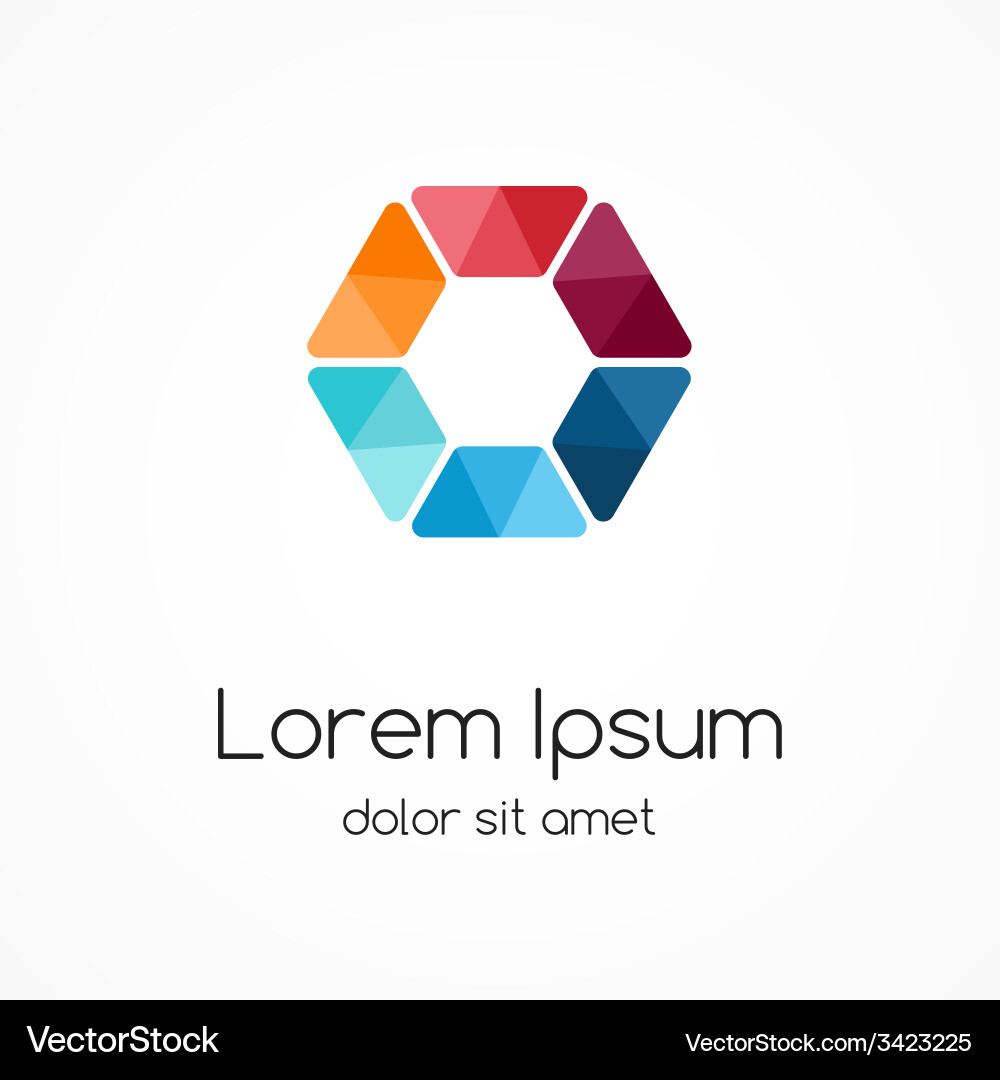 Hexagon logo shapes Vector Images & Graphics for Commercial Use ...