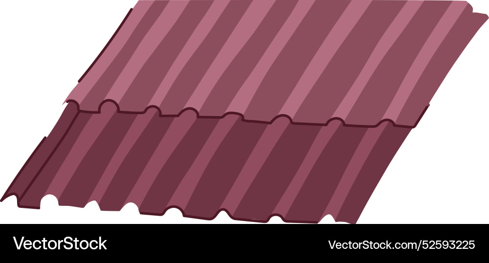 Home roof tile cartoon Royalty Free Vector Image