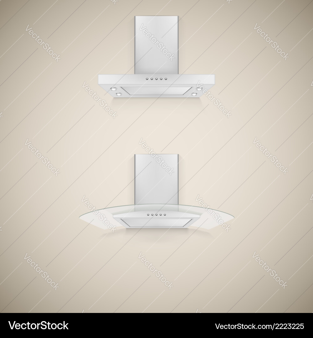Kitchen hood Royalty Free Vector Image - VectorStock