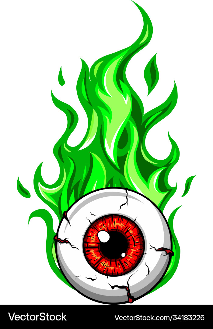 Comic horror halloween – Royalty-Free Vector | VectorStock