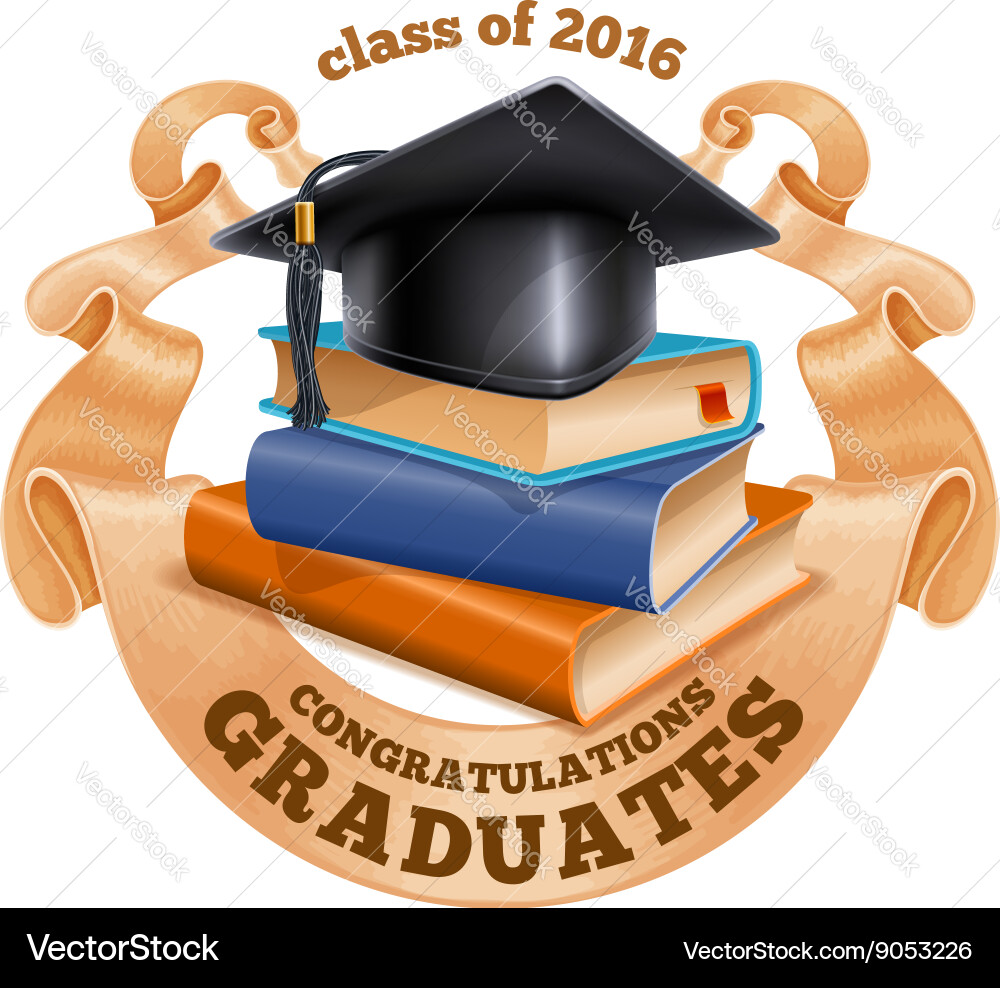 Graduations Royalty Free Vector Image - VectorStock