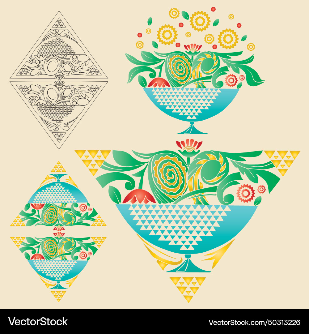 Retro pattern Royalty Free Vector Image - VectorStock