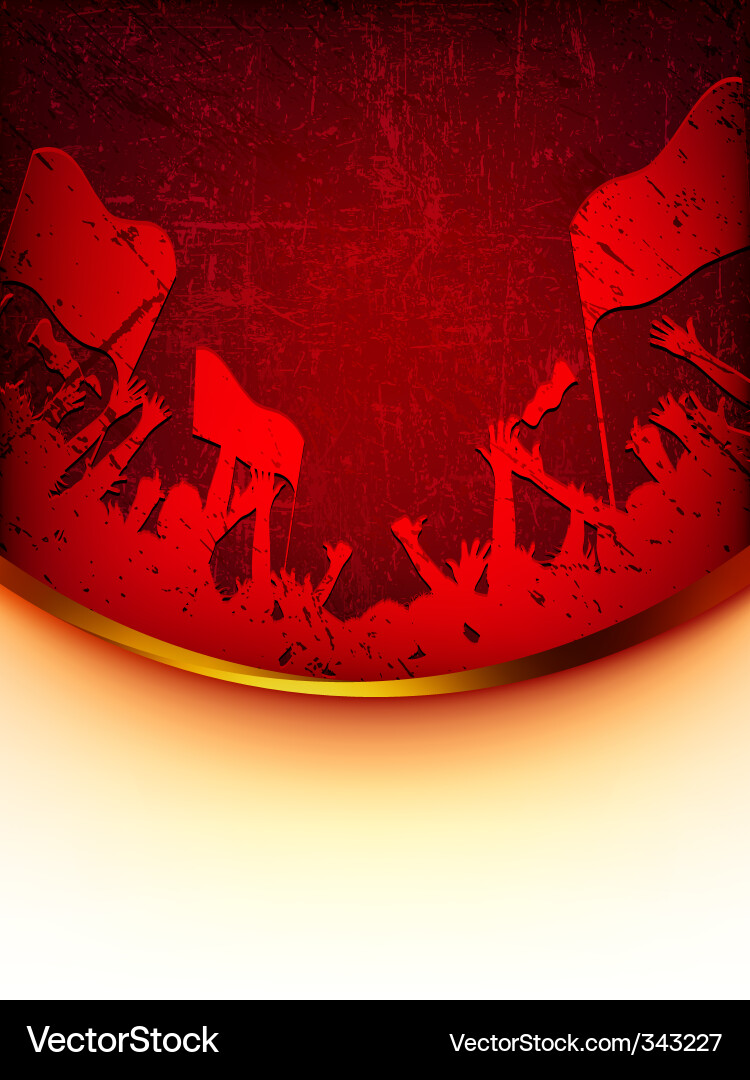 Fußball Fans Poster Lizenzfreies Vektorbild