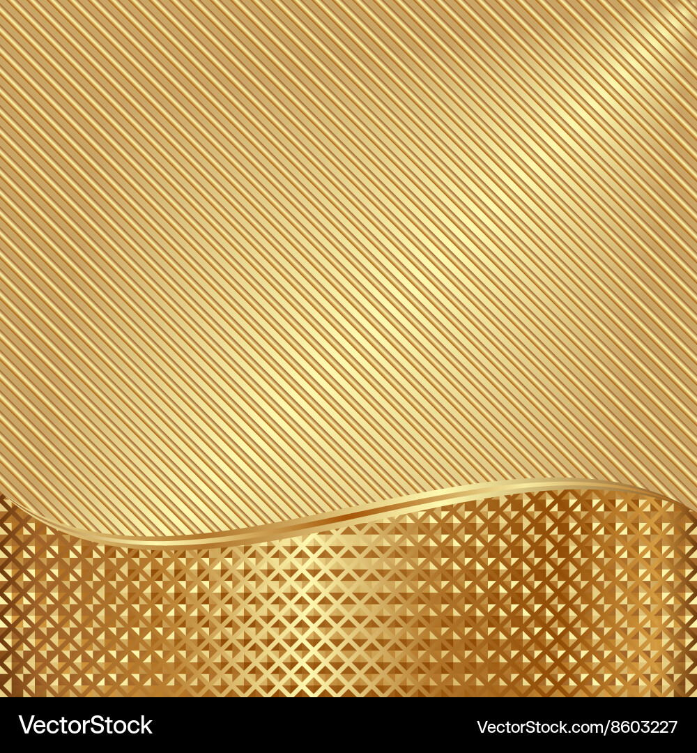 Golden background with texture Royalty Free Vector Image