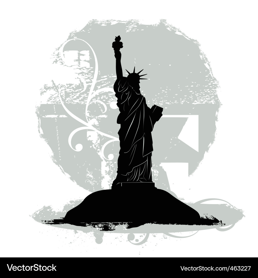Statue of liberty Royalty Free Vector Image - VectorStock