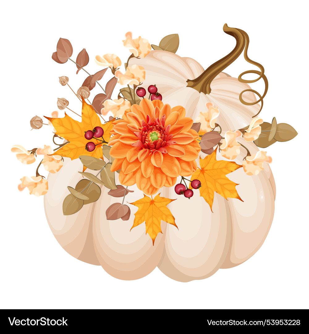 A beautiful autumn-themed Royalty Free Vector Image