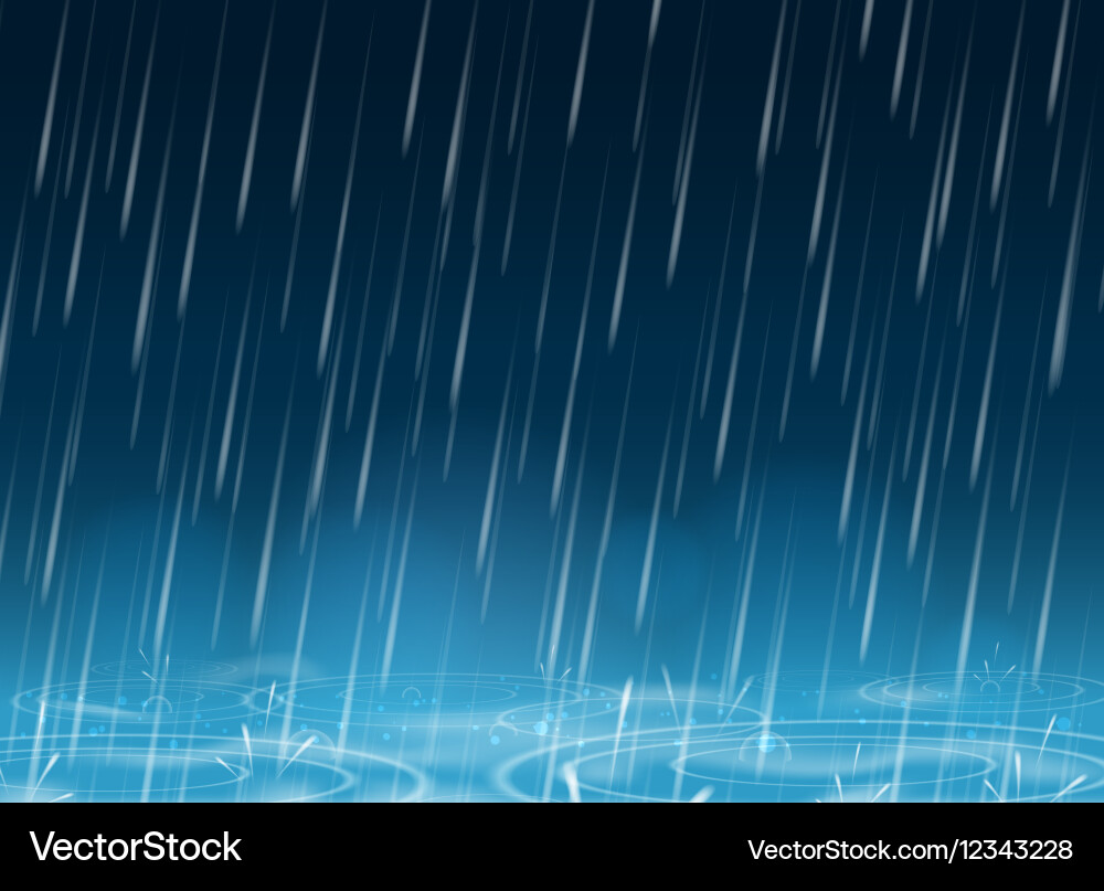 Autumn weather blue nature background Royalty Free Vector