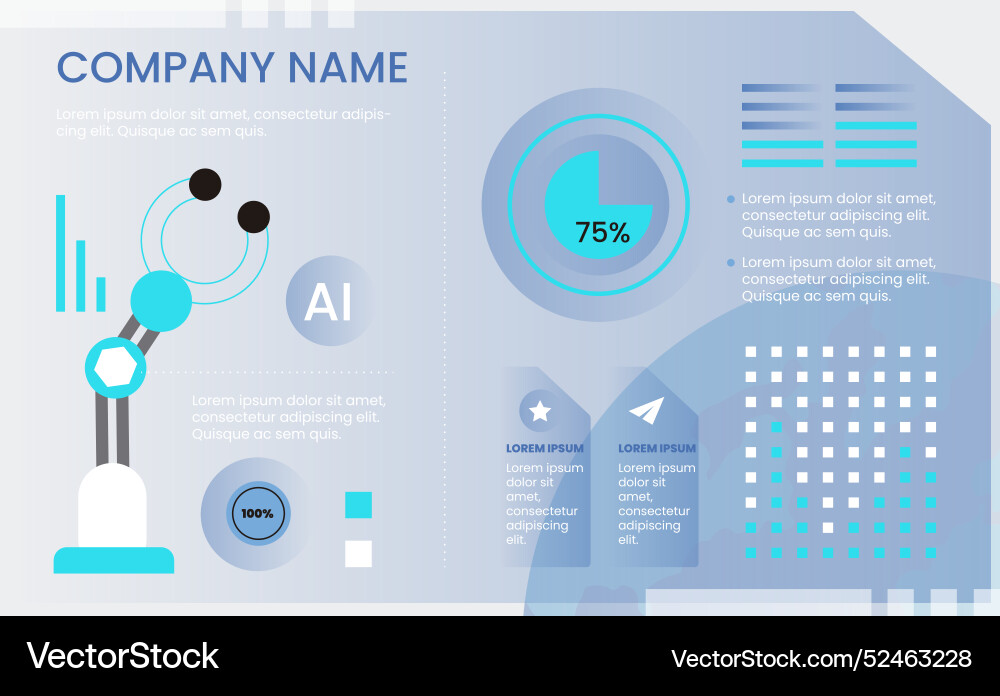 Futuristic infographic Royalty Free Vector Image