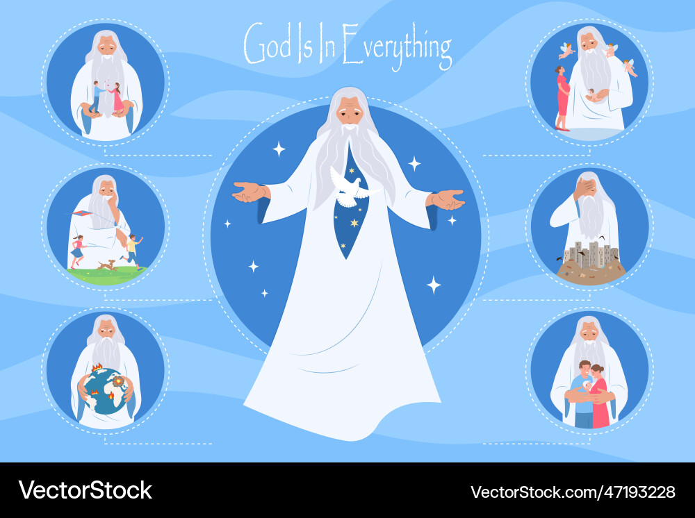 God father magic infographics Royalty Free Vector Image