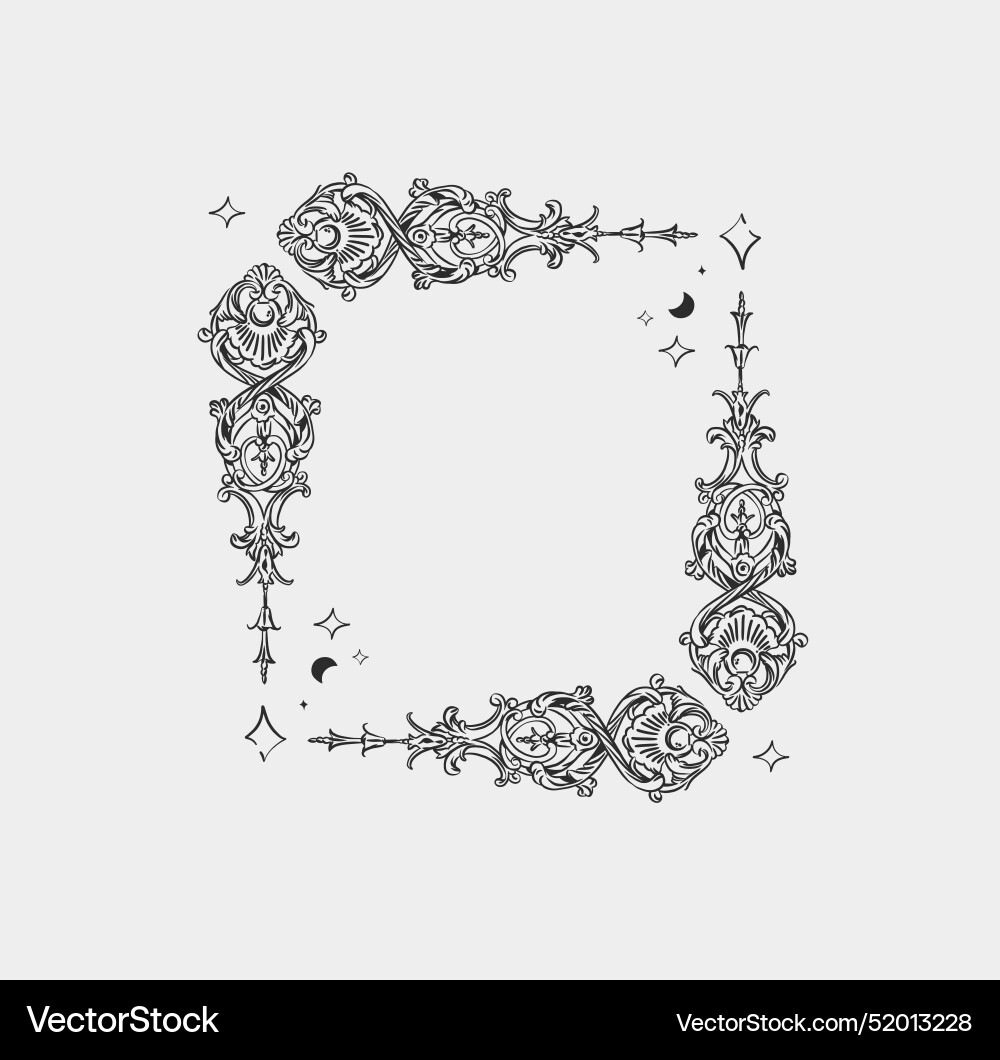 Hand drawn abstract outlinegraphicline Royalty Free Vector