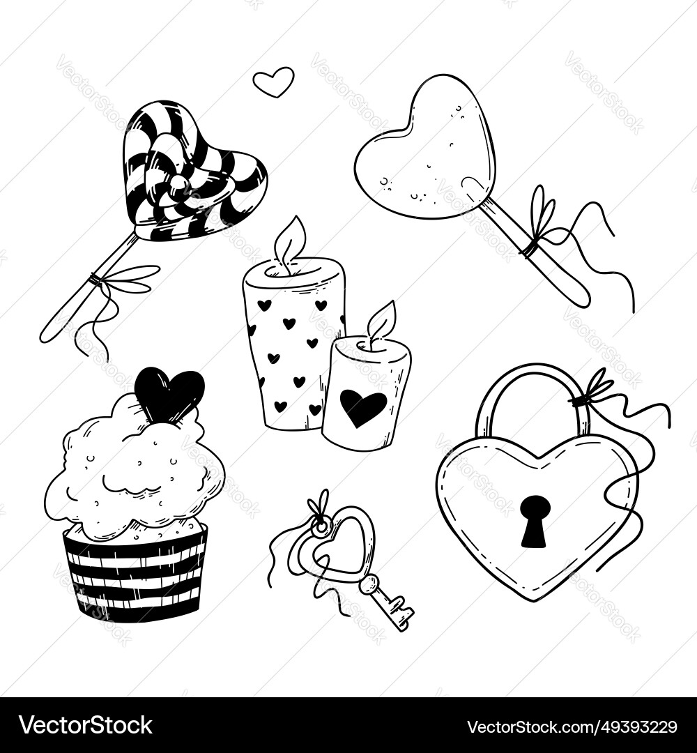Cartoon elements Royalty Free Vector Image - VectorStock