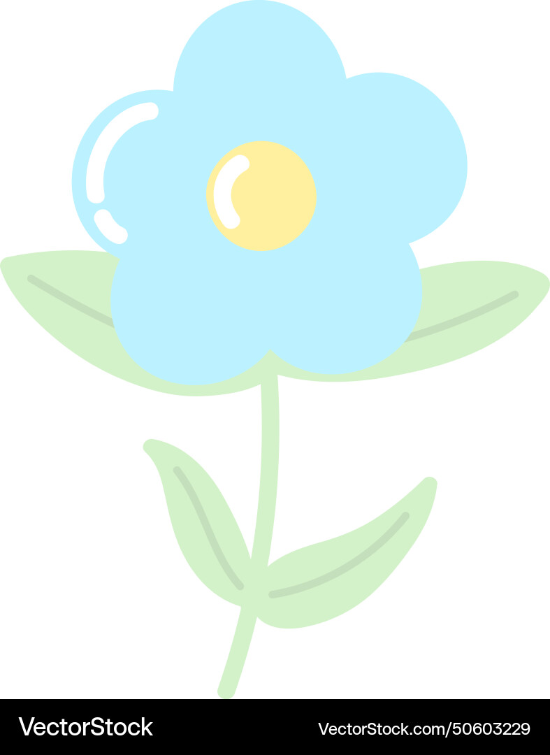 Easter flower spring Royalty Free Vector Image