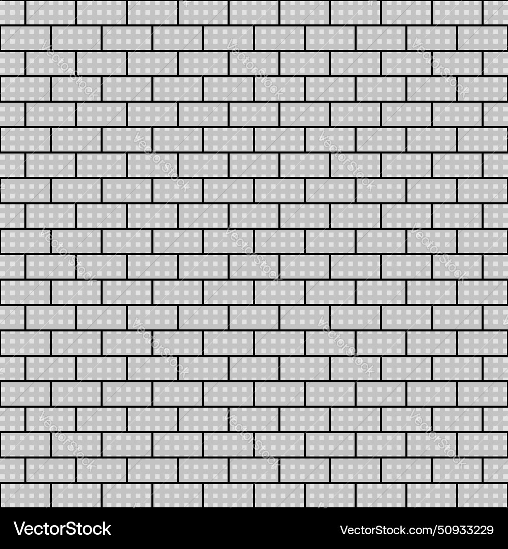 Transparent brick wall background Royalty Free Vector Image