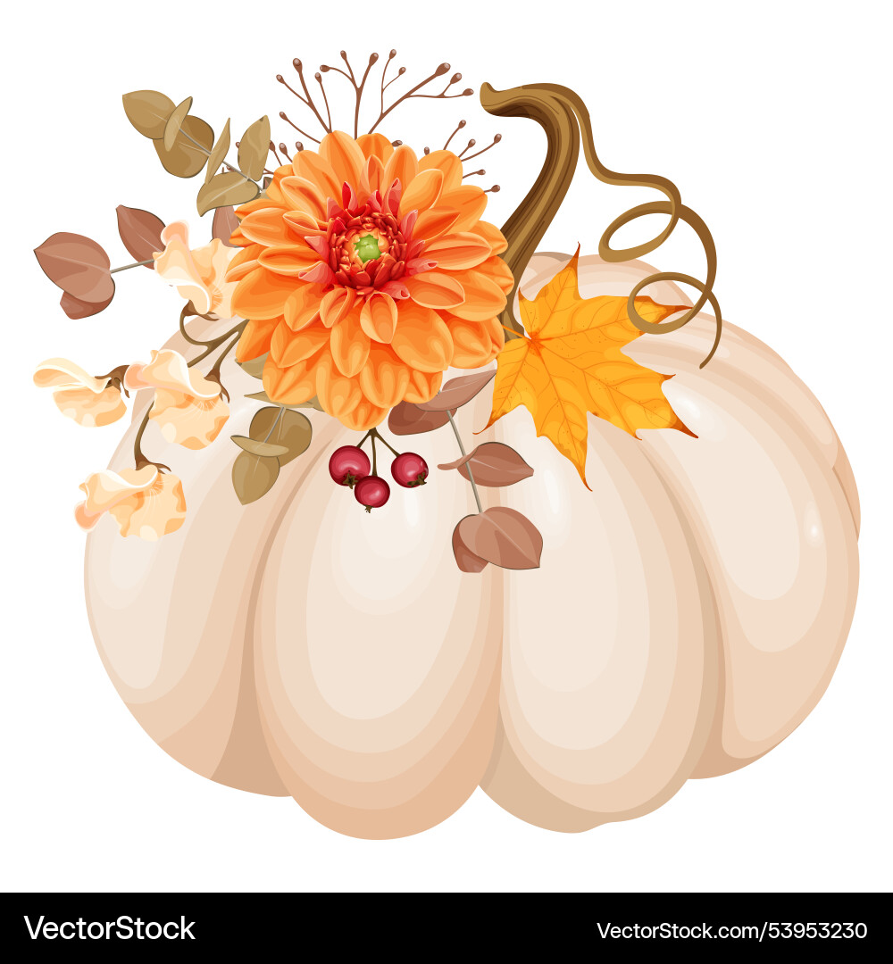 A beautiful autumn-themed Royalty Free Vector Image