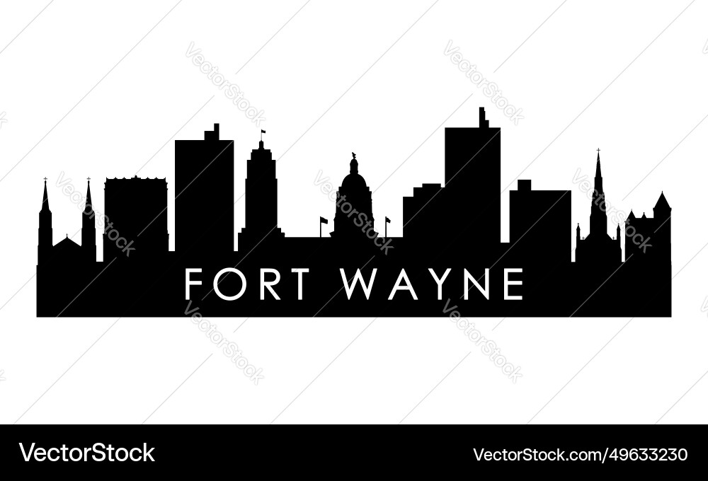 Fort Wayne Indiana Vector Images (53)