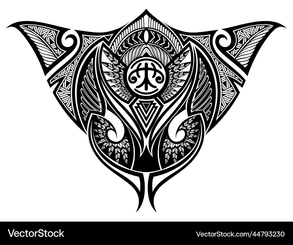 Maori ornament Royalty Free Vector Image - VectorStock