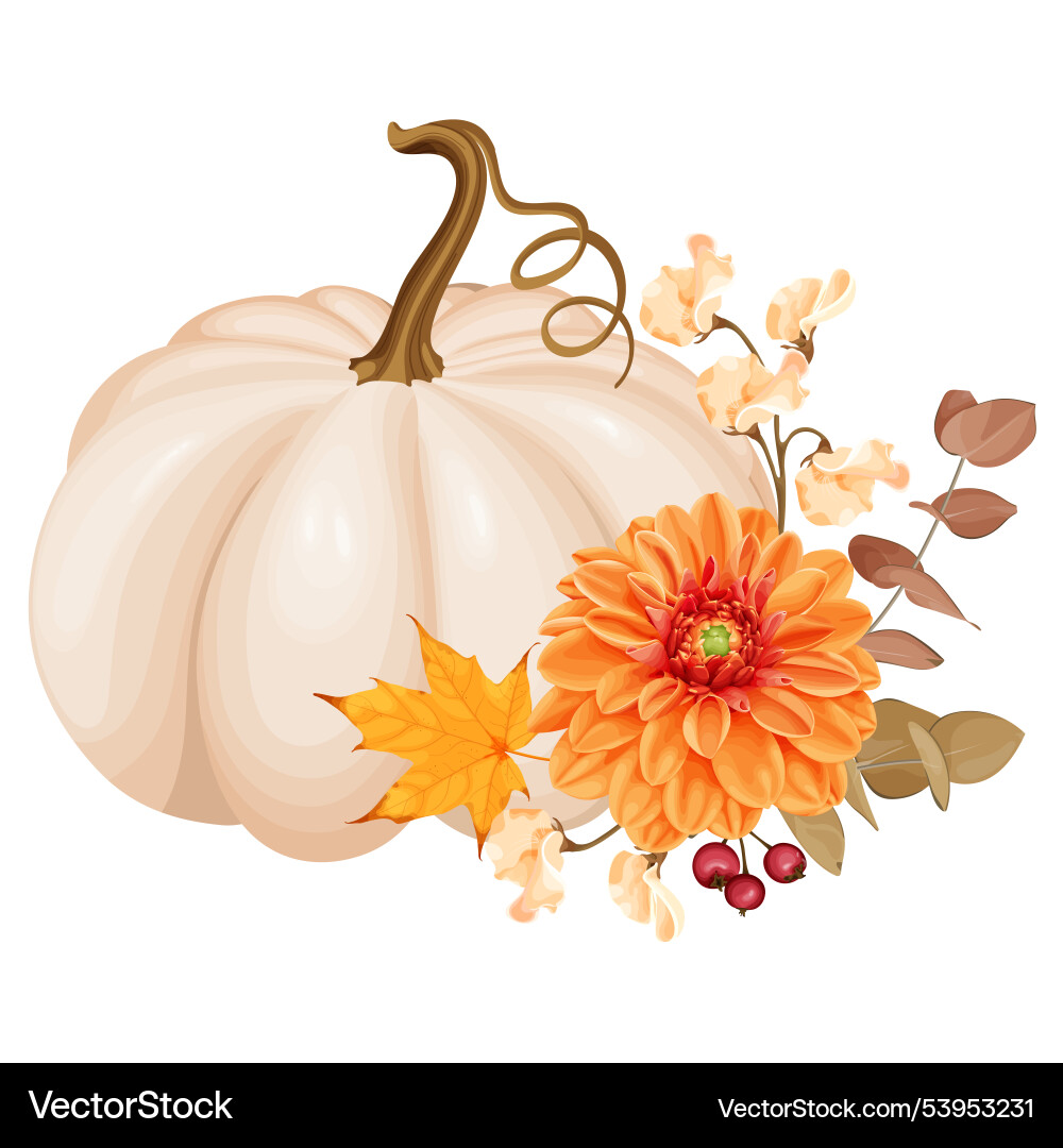 A beautiful autumn-themed Royalty Free Vector Image
