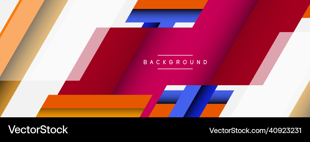 Background abstract overlapping color Royalty Free Vector