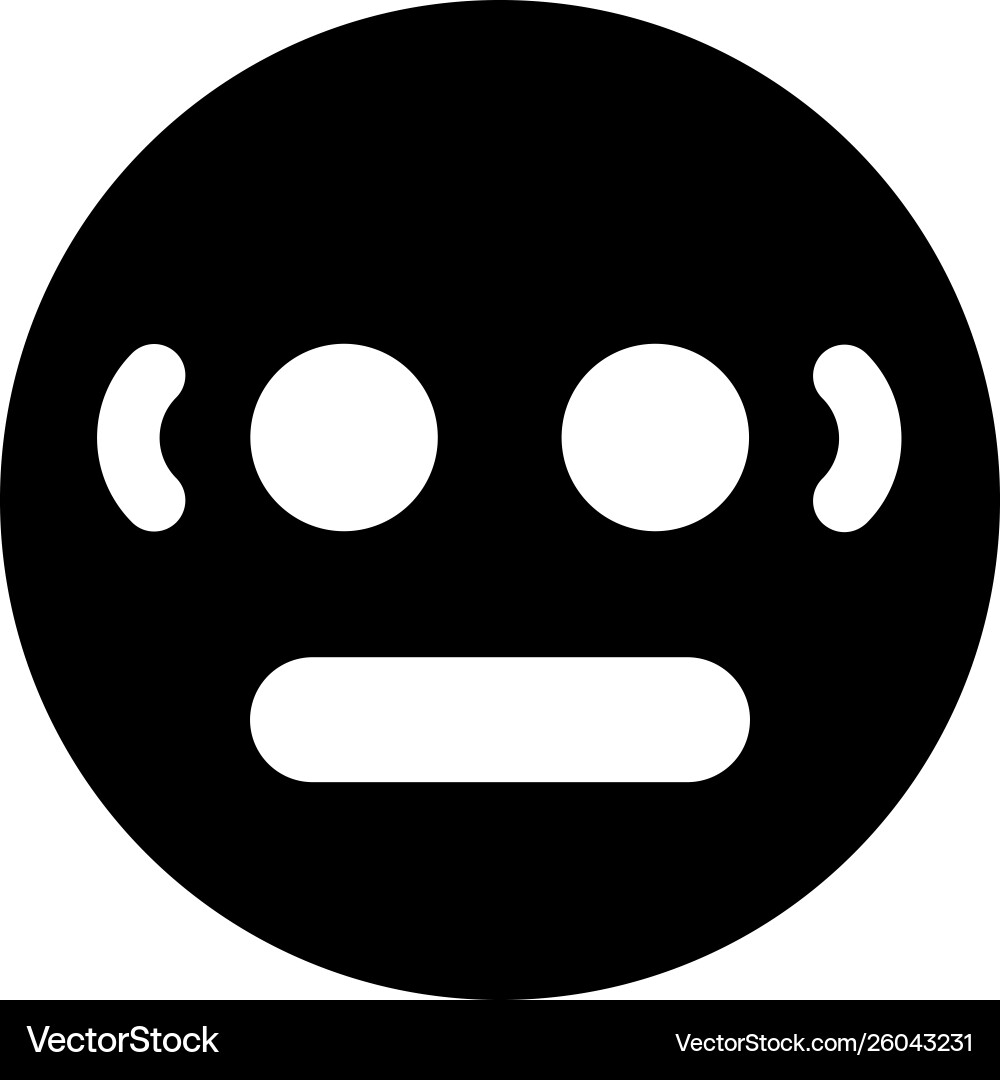 Emotionless Emoticon Emotionless Face Emoji Vectors Download Free