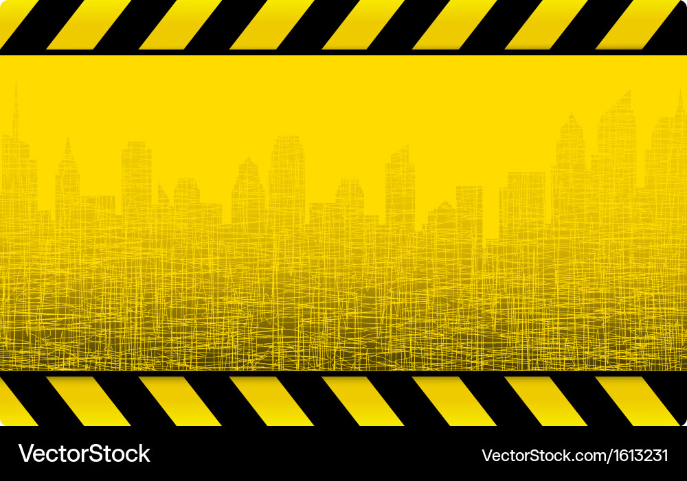 Grunge City Construction Background Royalty Free Vector