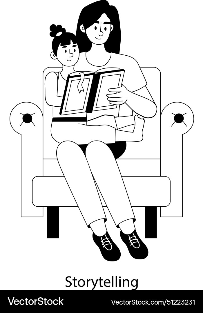 Storytelling Royalty Free Vector Image - VectorStock