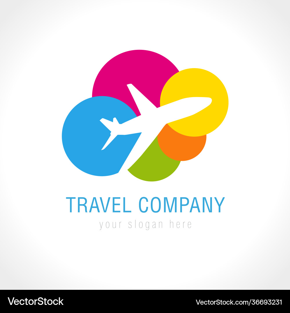 Travel company logo Royalty Free Vector Image - VectorStock