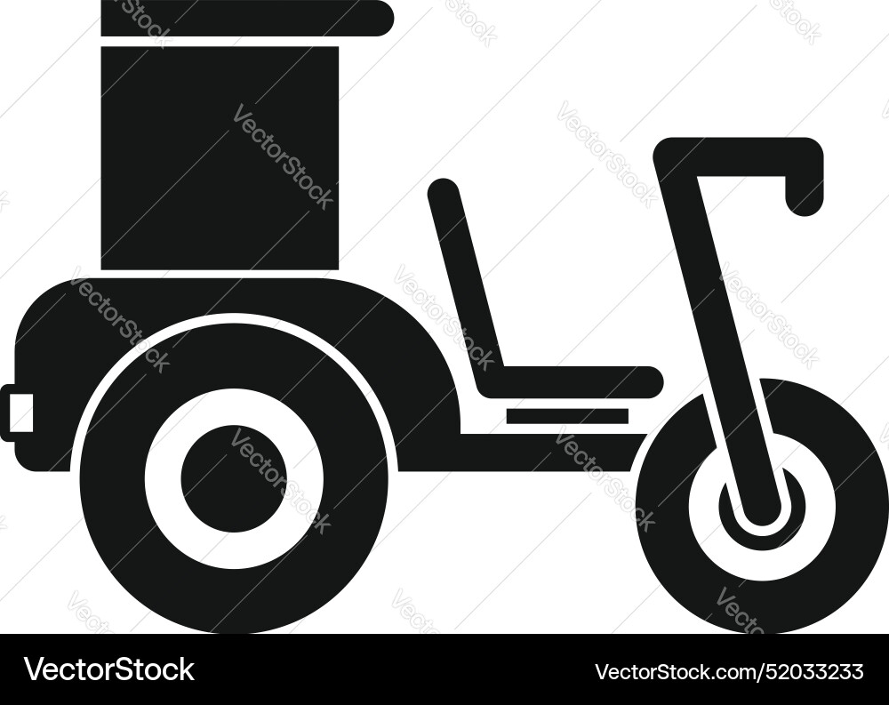 Three wheel motorized farm vehicle with big wheels