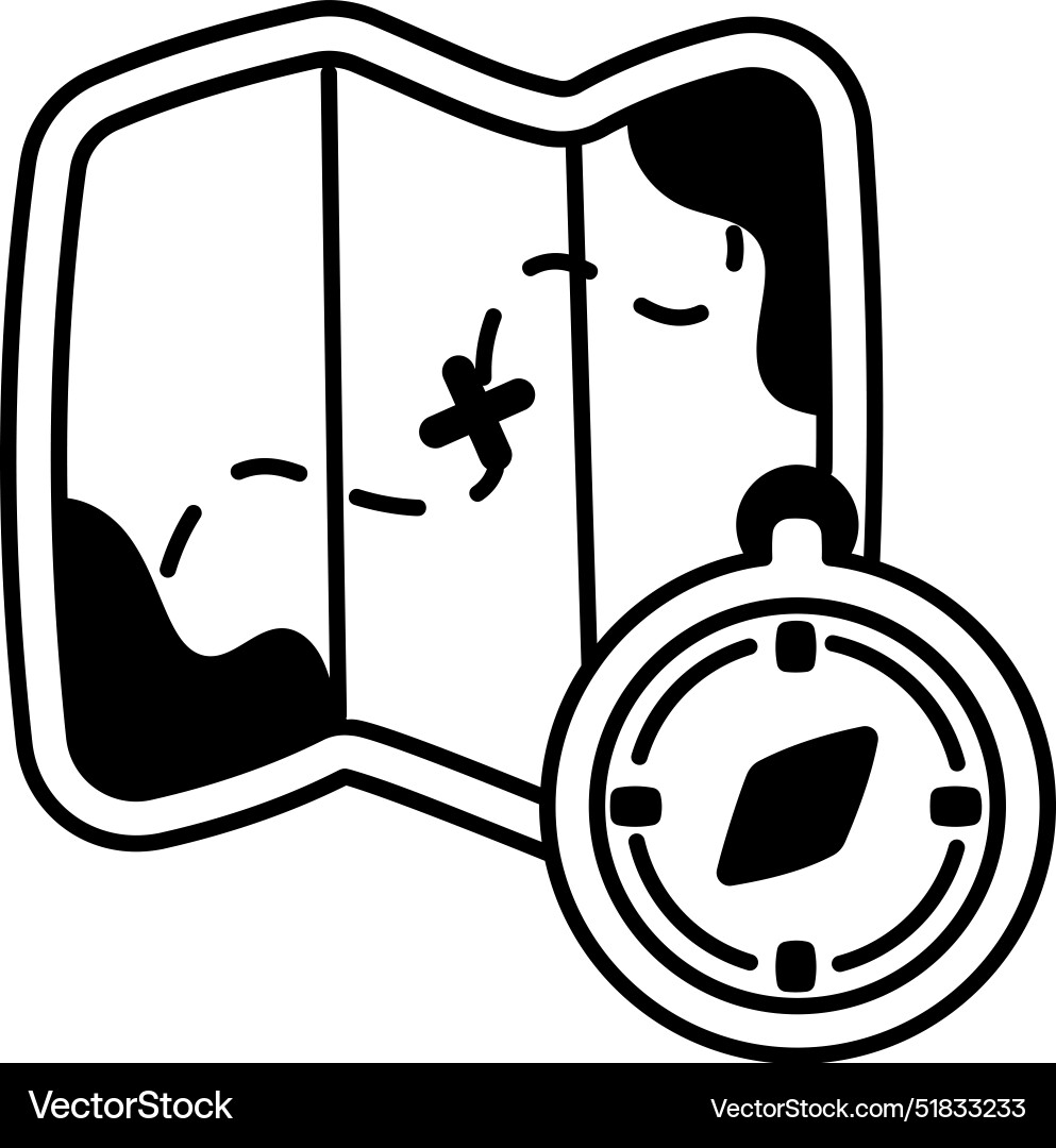 Travel map Royalty Free Vector Image - VectorStock