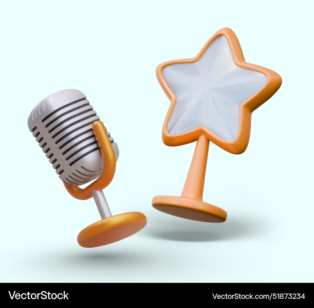Composition for song and music competition Vector Image