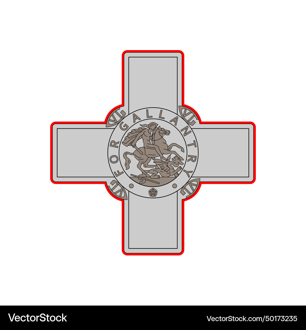 Coat of arms malta Royalty Free Vector Image - VectorStock
