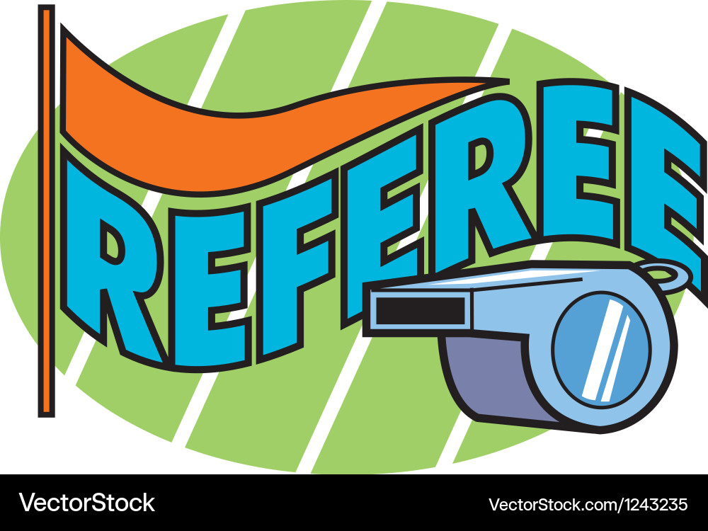 Referee Royalty Free Vector Image - VectorStock