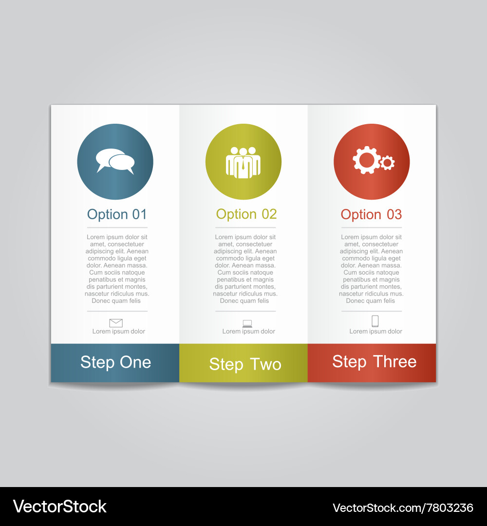 Infographic report template Royalty Free Vector Image