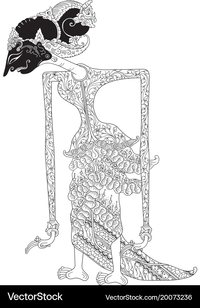 Kunti Royalty Free Vector Image - VectorStock