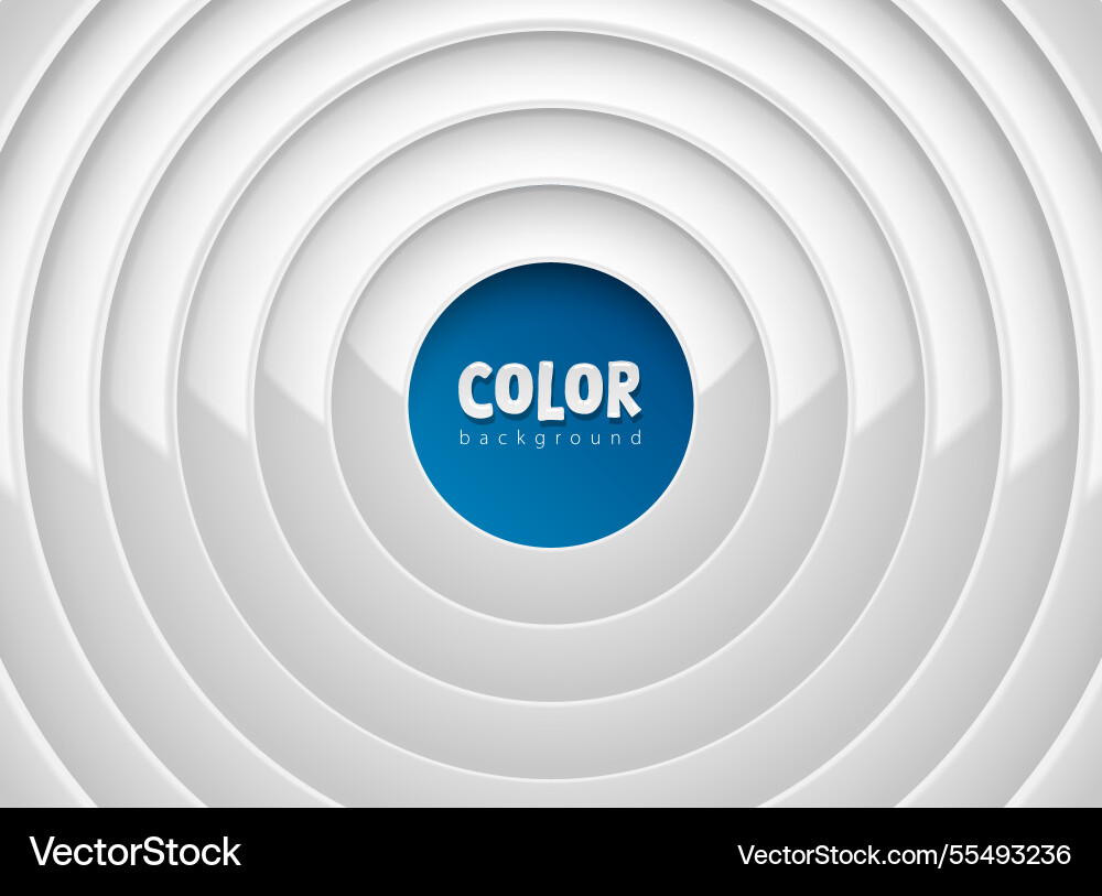 Modern abstract 3d background with white Vector Image