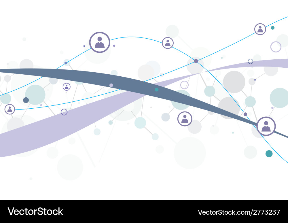 Human connections Royalty Free Vector Image - VectorStock