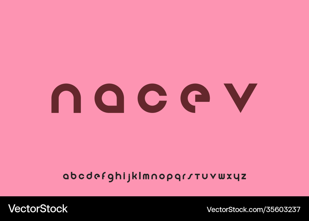 Round Alphabet Logo - A to Z Royalty Free Vector Image