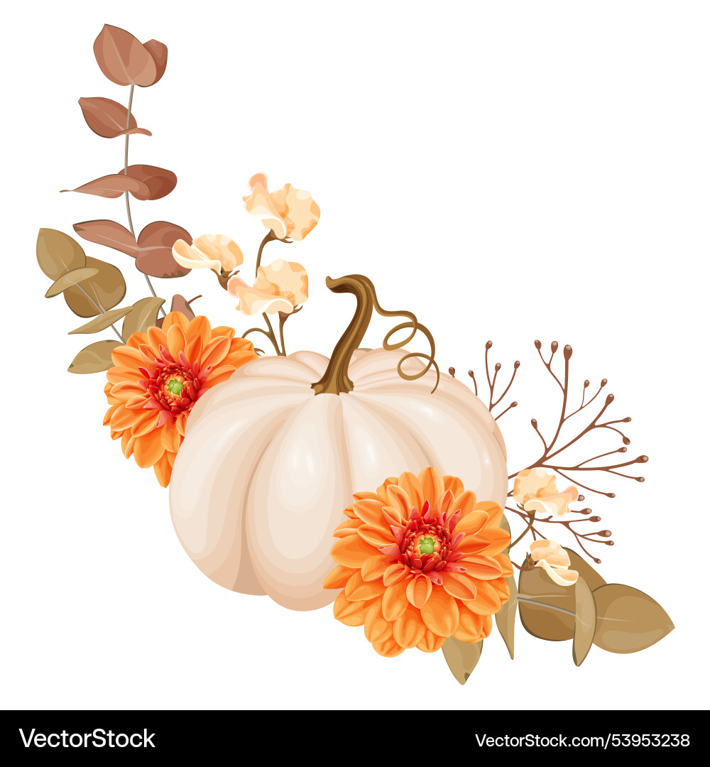 A beautiful autumn-themed Royalty Free Vector Image