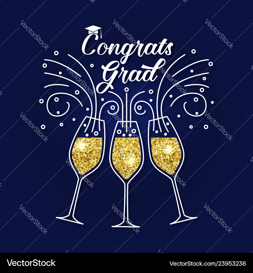 Congratulations graduates class of 2019 Royalty Free Vector