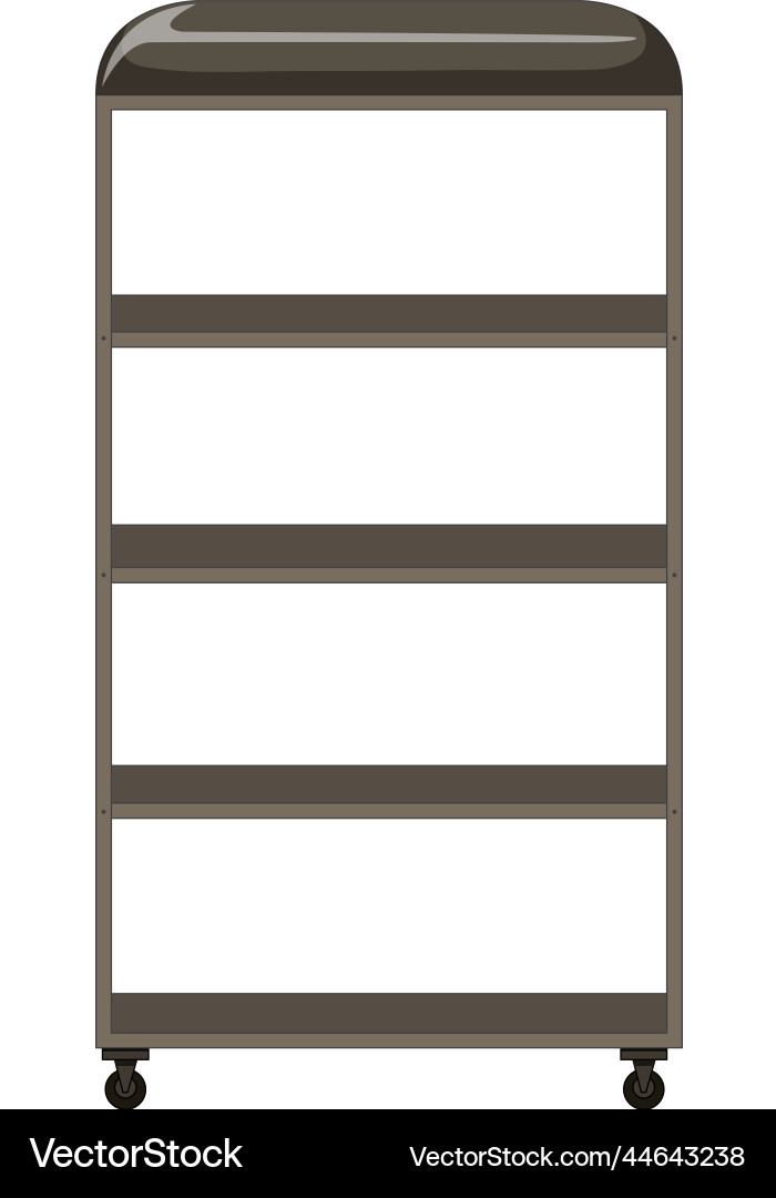 Isolated bakery tray rack Royalty Free Vector Image