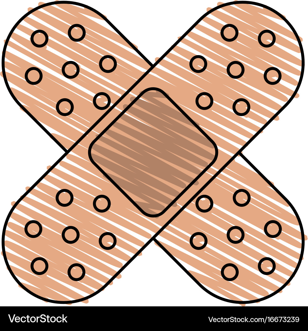 Band aid Royalty Free Vector Image - VectorStock