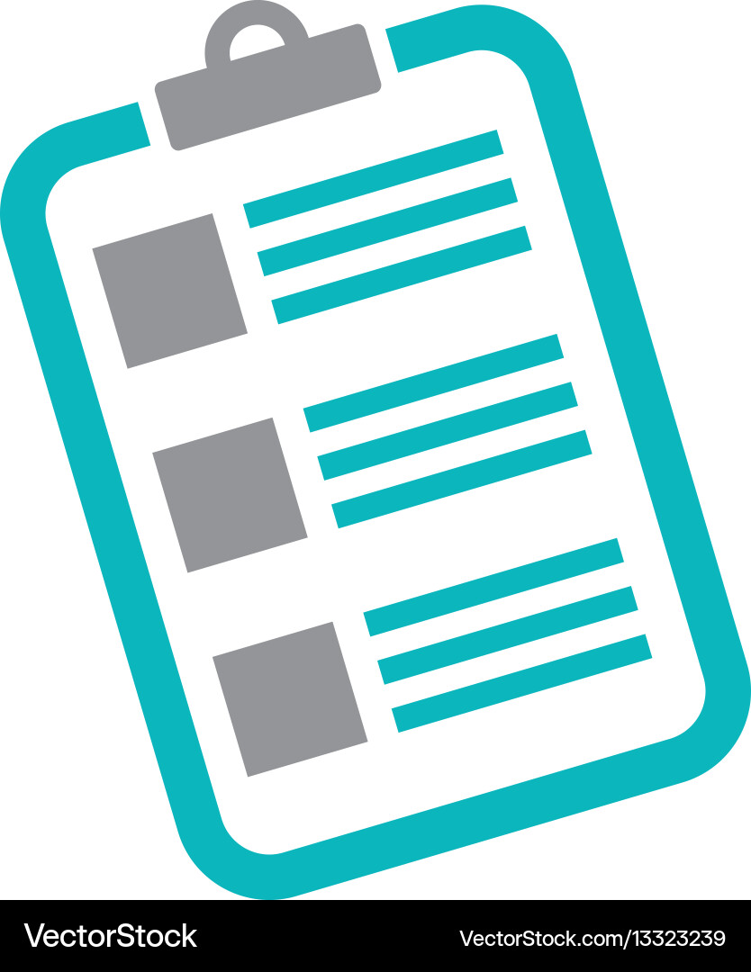 Document sheet isolated Royalty Free Vector Image