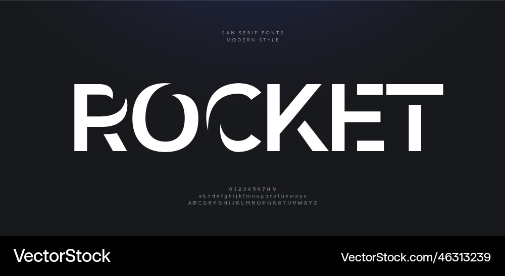 Sport modern urban alphabet fonts typography Vector Image